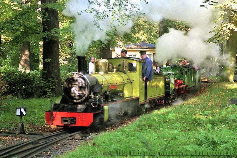 Dresden Parkeisenbahn Parkbahn Pioniereisenbahn Dampfbetrieb Großer ...
